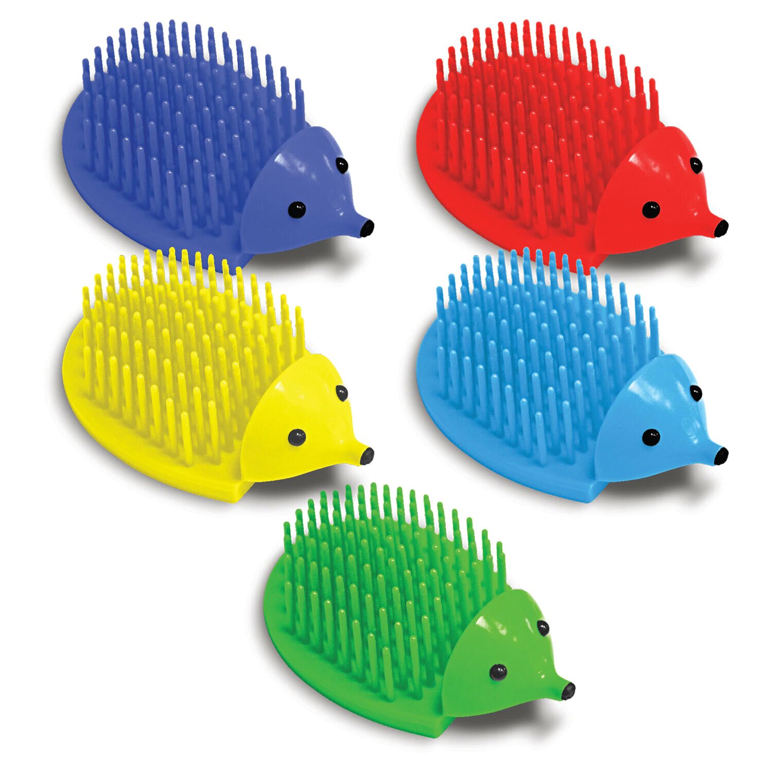 Подставка-держатель пифагор "Ежик" для пишущих принадлежностей, настольная, пластик, ассорти, 237173, 2шт.