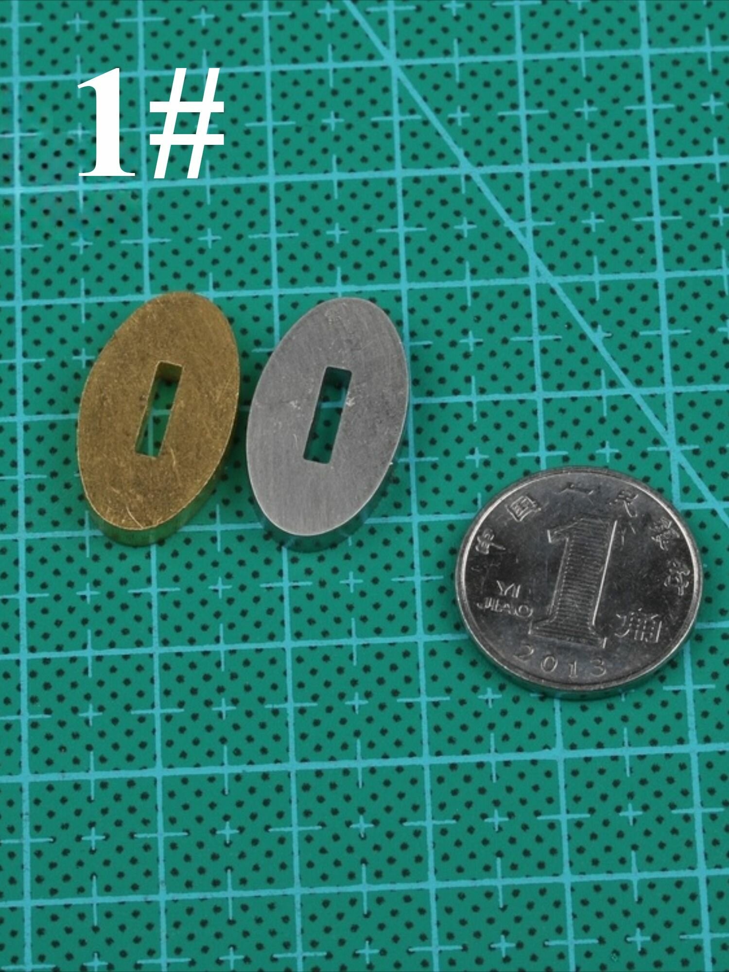 Гарда для ножа из латуни H62, защита рукояти и заготовка для изготовления ножей по чертежу САПР, универсальная латунная гарда для мастеров и хобби