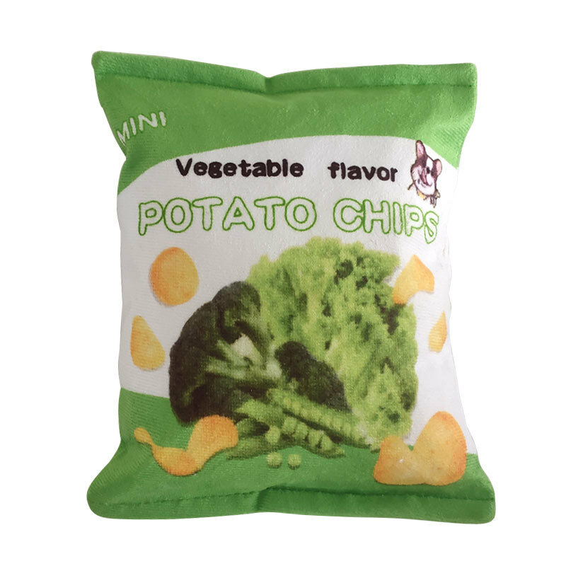 Картофельные чипсы для домашних животных звуковая игрушка звенящая бумага имитация фруктов устойчивая к разрыву