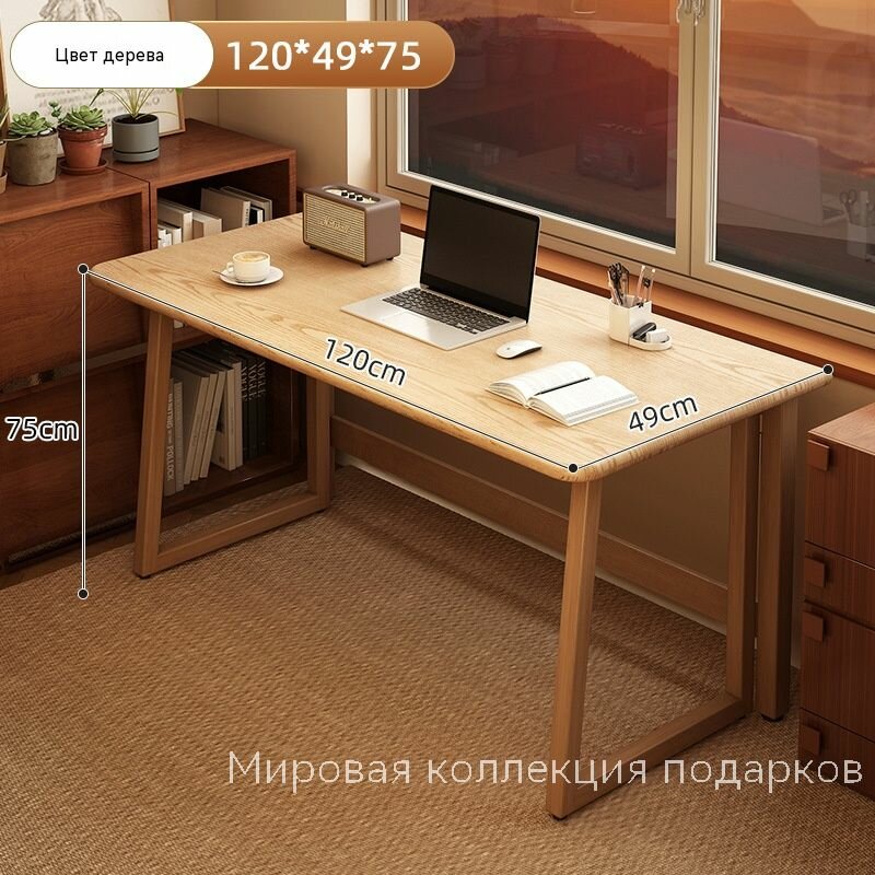 Раскладной письменный стол в классическом стиле из массива дерева, 80/100/120x49x75 см, готов к использованию, для съемной квартиры, общежития (пристенный, раскладной, сосна)