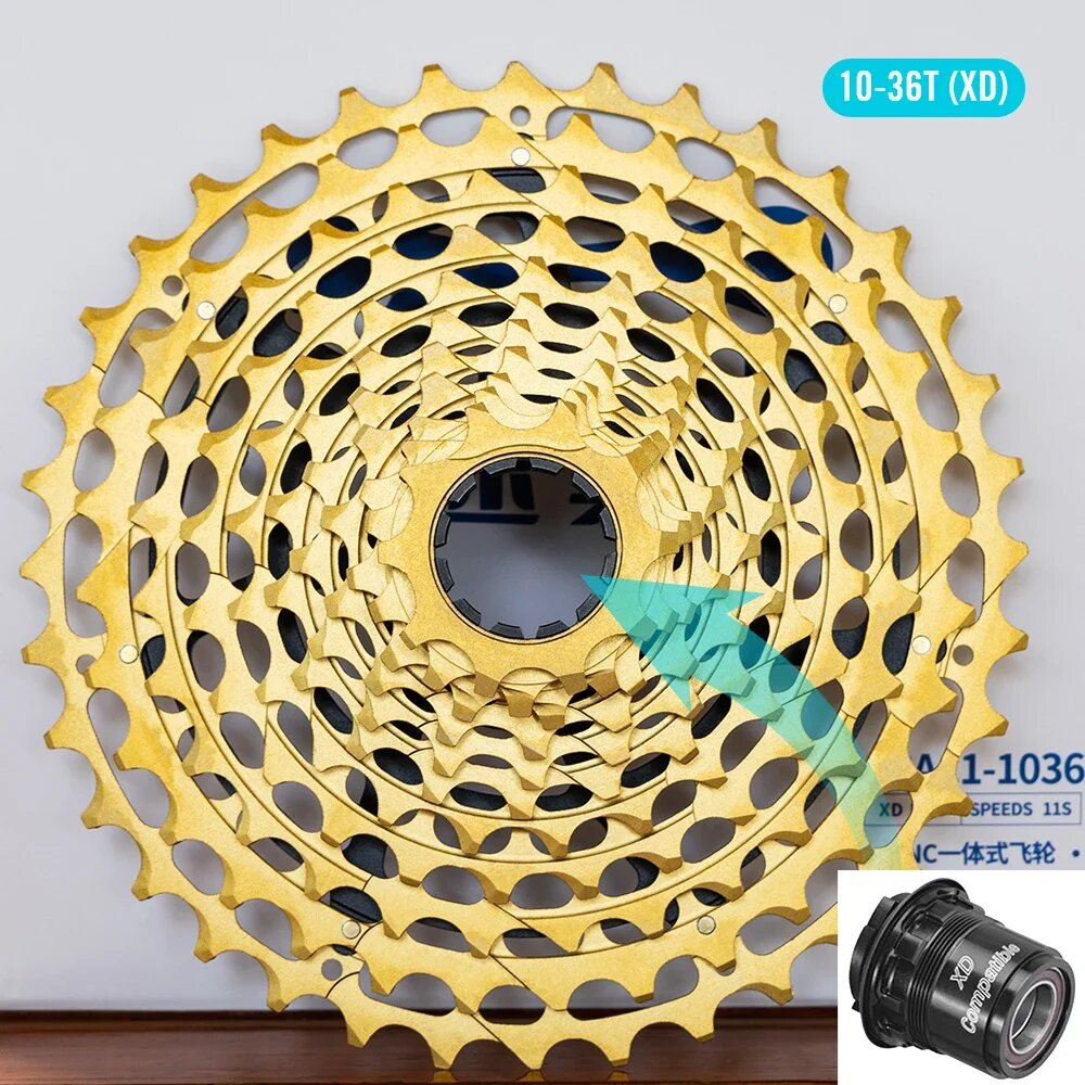 SPEDAO Велосипедная кассета 11-скоростная 10-42T черная 10-36T XD Gold