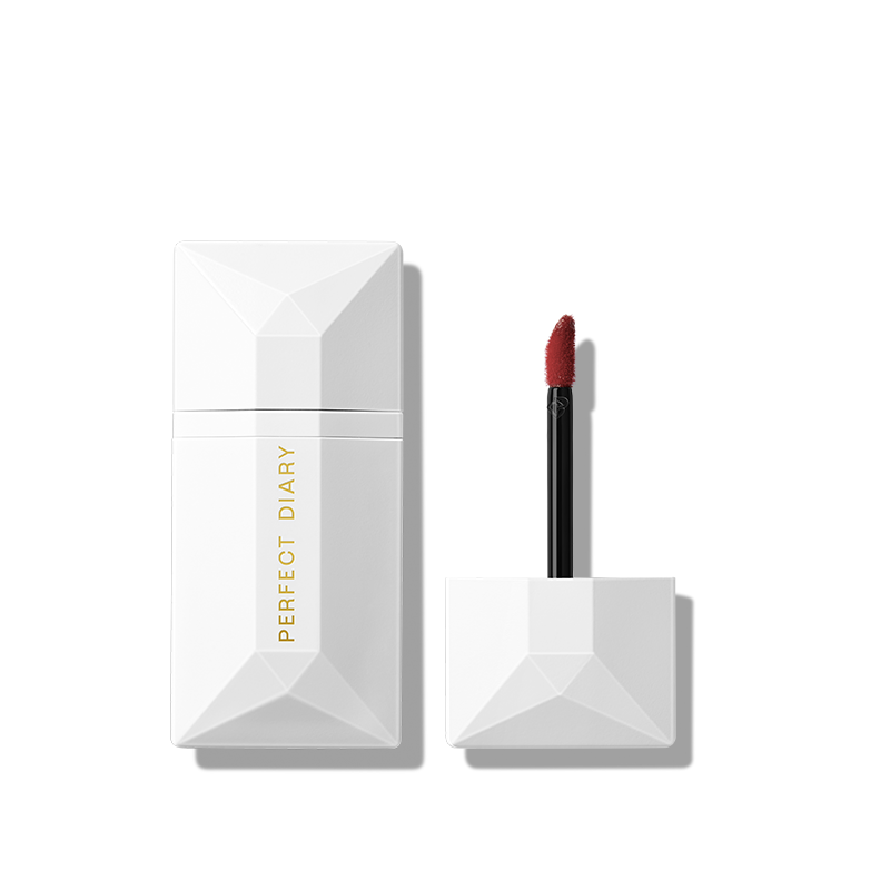 Помада жидкая женская PERFECT DIARY Business Card Boba Lip Frost, оттенок 【Trust me】001 Nude pink
