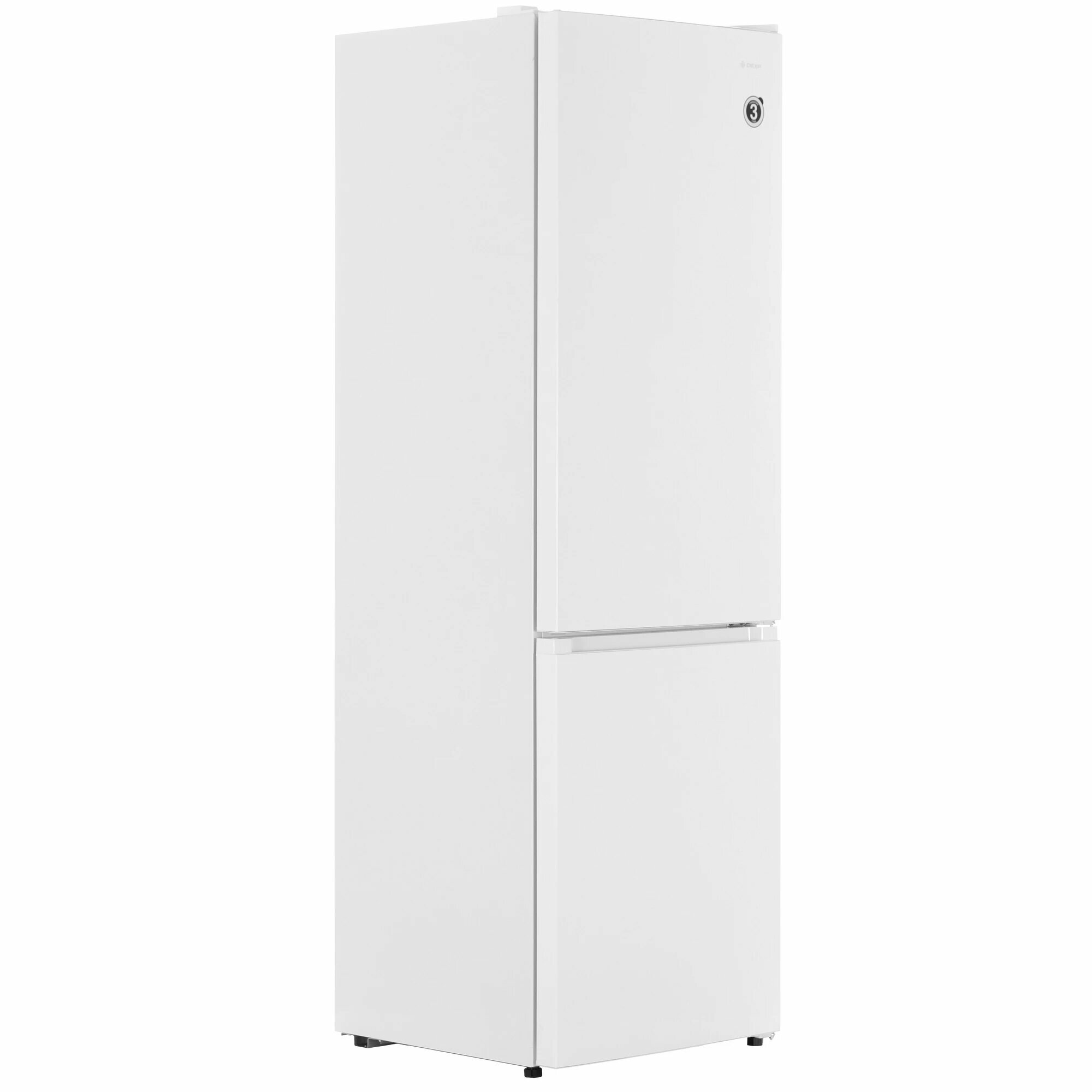 Холодильник с морозильником DEXP B4-34AKA белый, размораживание - No Frost