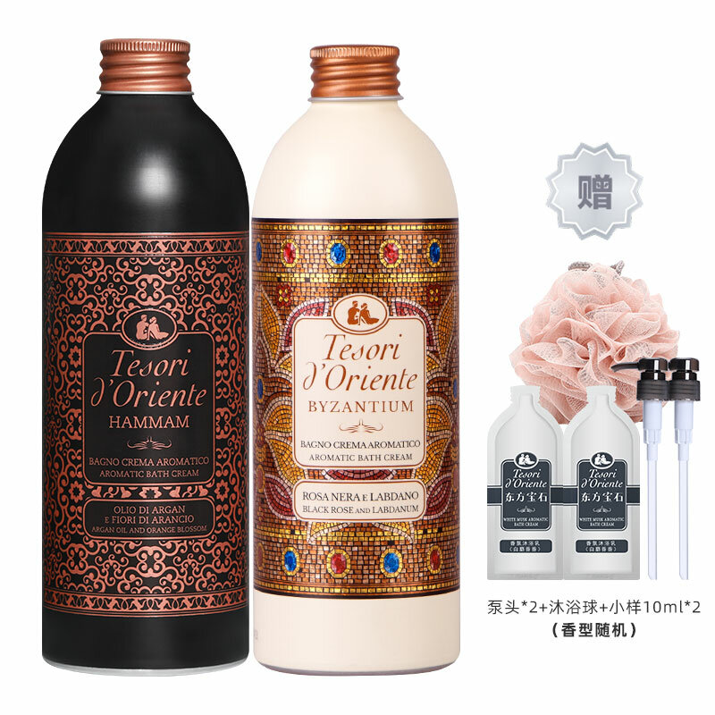Ароматный гель для душа унисекс Tesori D'Oriente Multi Scent Премиум, 500мл*2