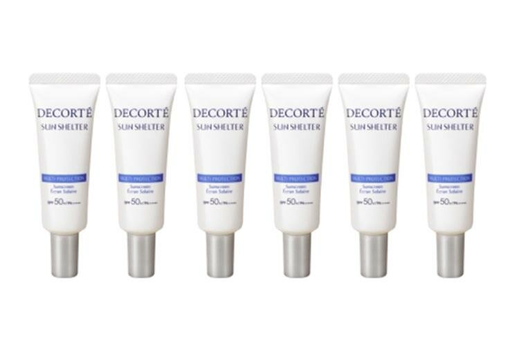 DECORTE Набор пробников солнцезащитных кремов Multiple Sunscreen, освежающие с защитой от UV, 15г*6