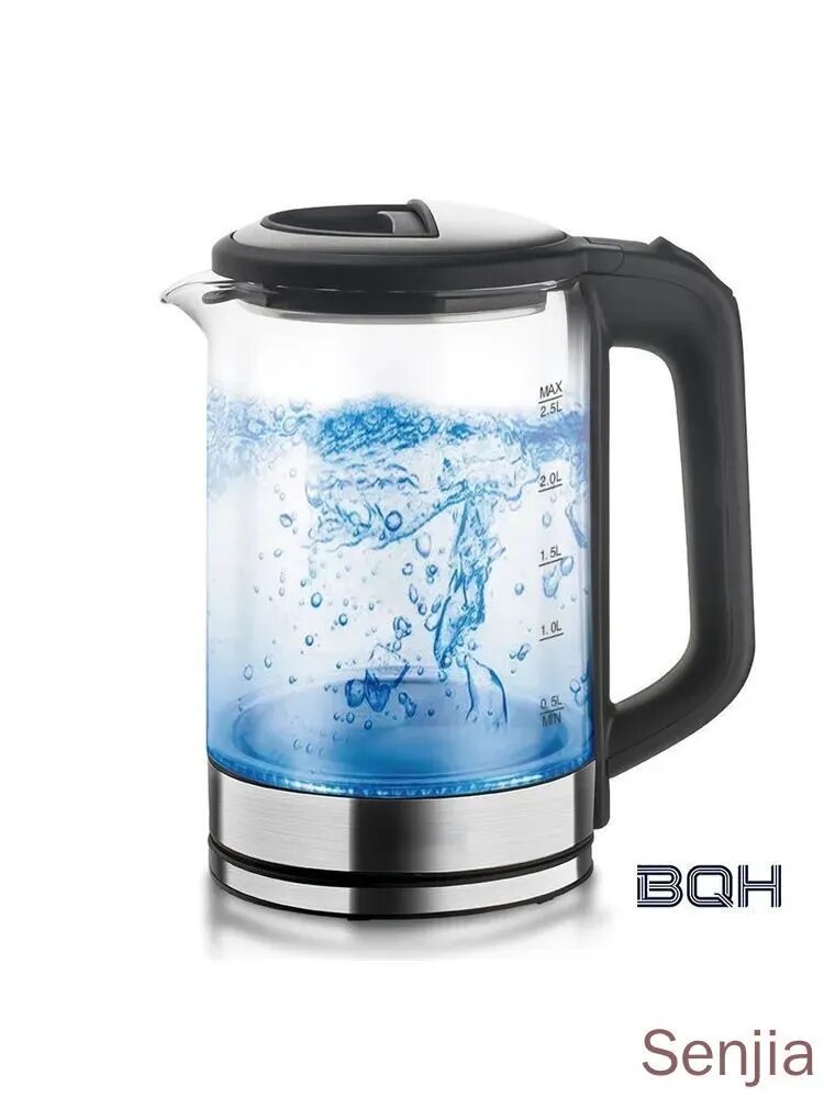 Электрический чайник Polaris PWK 1725CGLD Wi-Fi, 2.5 л, серебристый