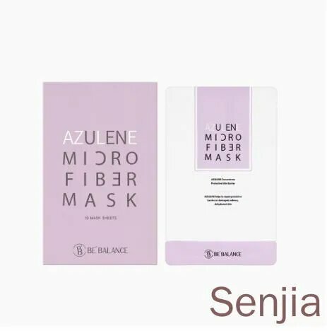 Маска косметическая Be Balance Azulene Micro Fiber Mask Восстановление Для всех типов кожи 10 шт