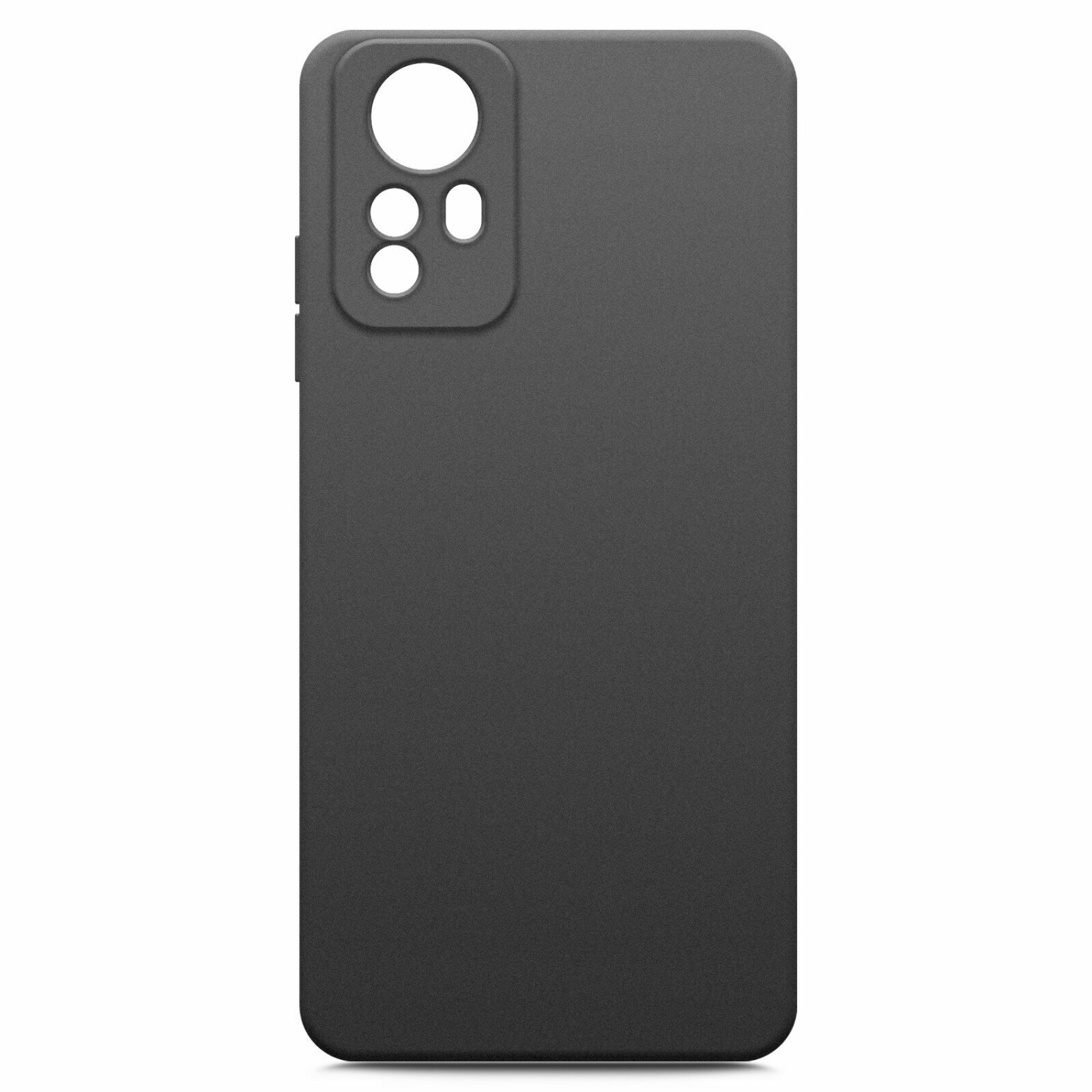 Чехол Borasco Microfiber 72063, для Xiaomi Redmi Note 12S, черный