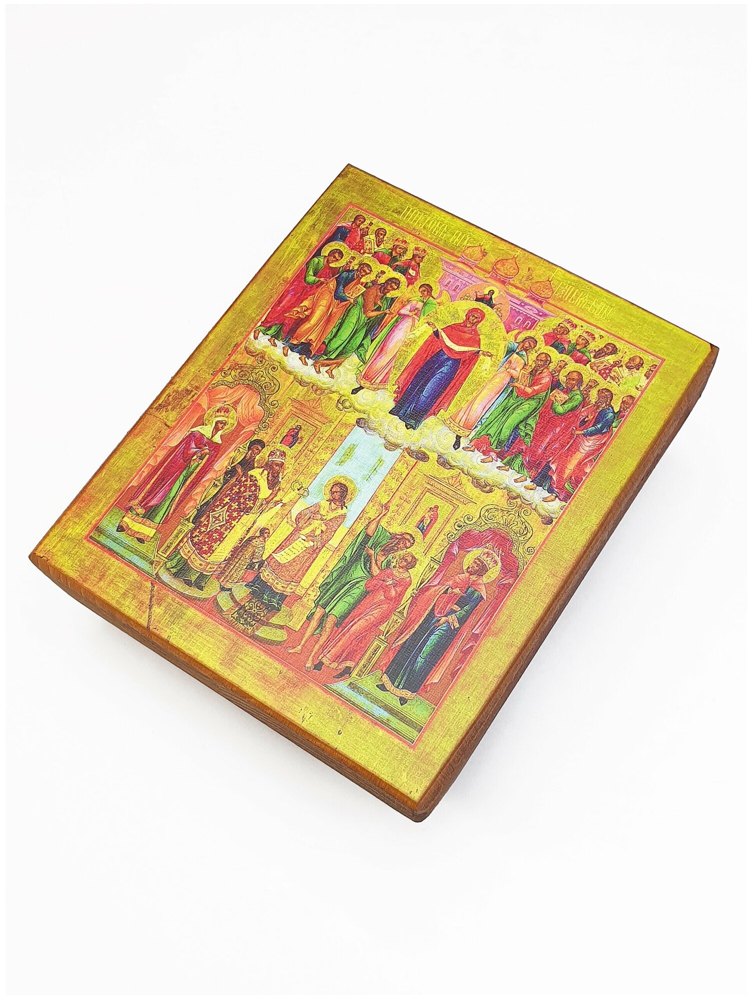 Икона "Божия матерь Покров", размер иконы - 40x60