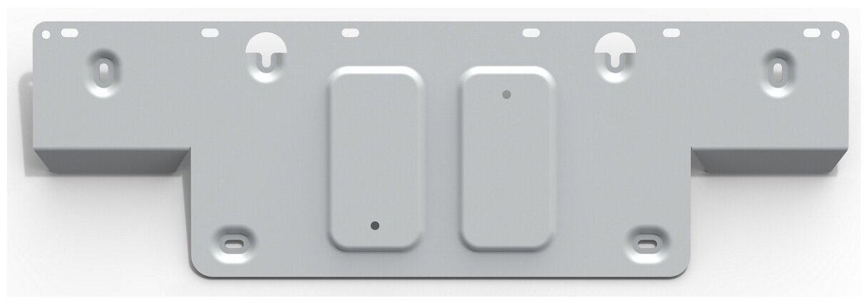 Защита радиатора Rival для Cadillac Escalade V 2021-/Chevrolet Tahoe V 2021-, алюминий 3.8 мм, с крепежом, 333.0812.1