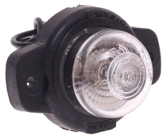 Фонарь габаритный прозрачный 12/24V (хрусталик, светодиод) евросвет ГФ 3.18хр/п