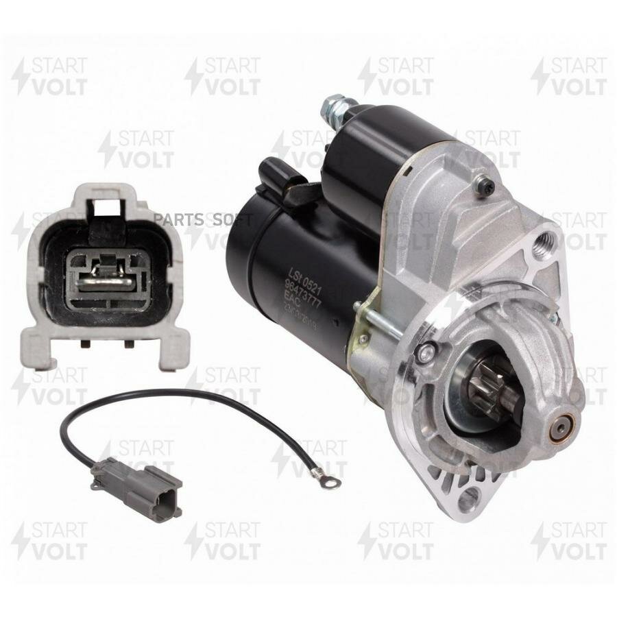 LST0521 STARTVOLT Стартер Chevrolet Epica (06-) 2.0i/2.5i/Captiva C100 (06-)/Opel Antara (06-) 2.4i (LSt 0521)