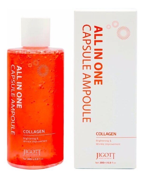 Капсульная сыворотка с коллагеном Jigott All In One Capsule Ampoule Collagen (200 мл)