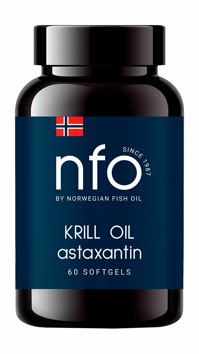 Норвегиан фиш оил (NFO) омега-3 ультима капс. 1600мг №60