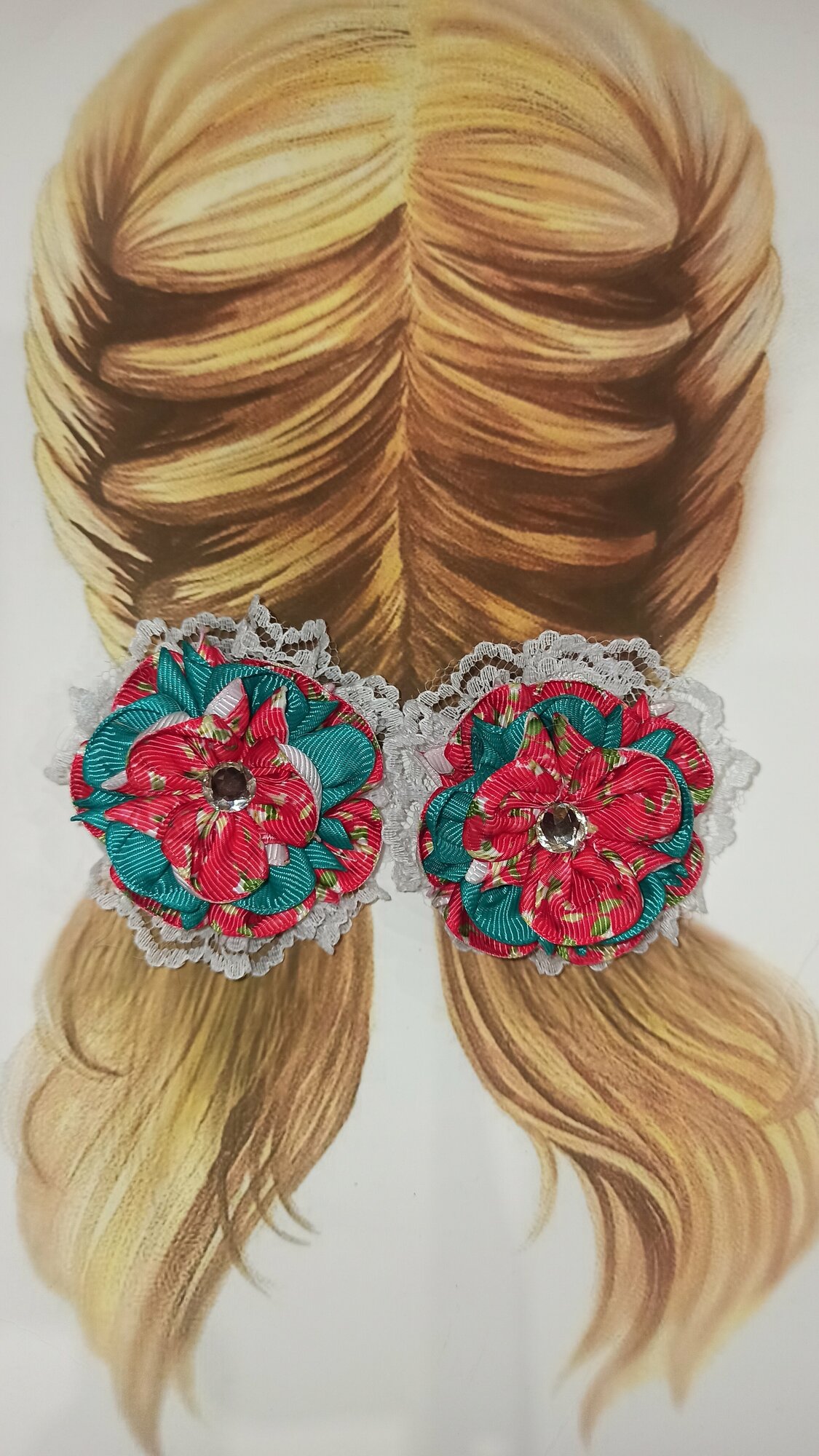 Бантики для волос для маленьких принцесс на первые хвостики