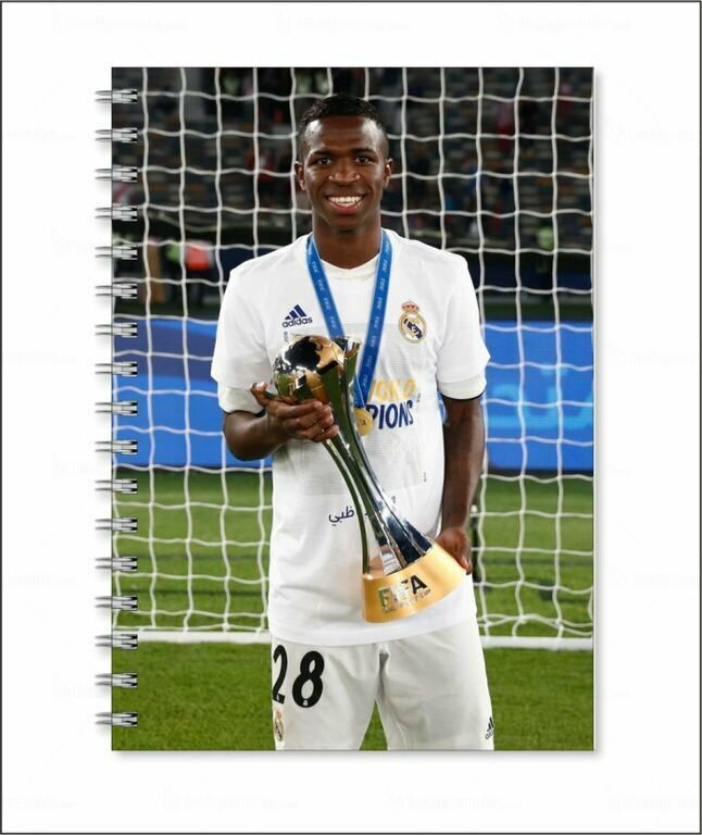 Тетрадь Vinicius Junior, Винисиус Джуниор № 8