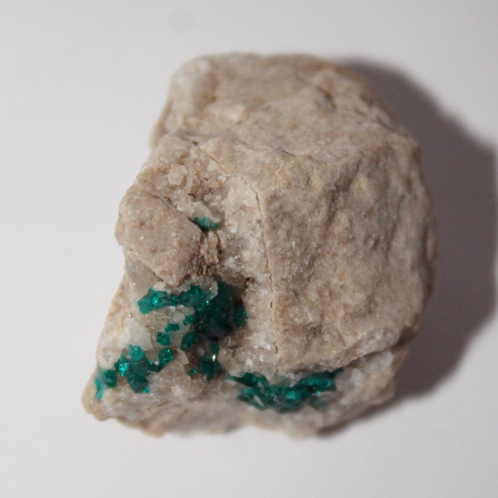 Диоптаз, коллекционный минерал "True Stones"