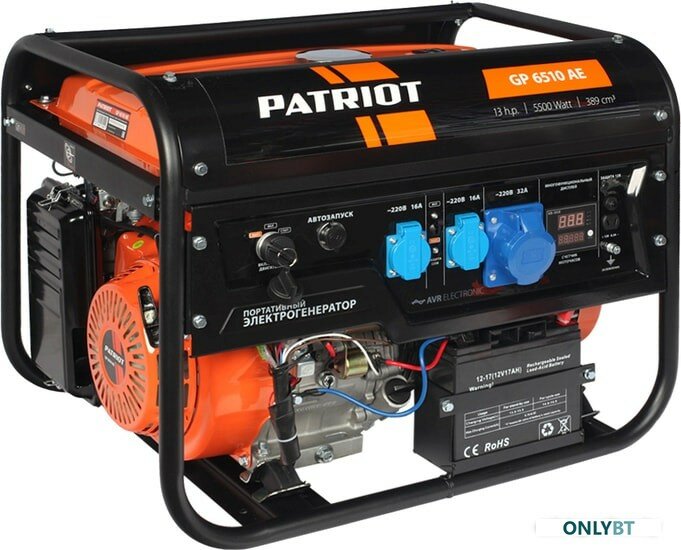 Генератор Patriot GP 6510AE 5.5кВт (474101580)