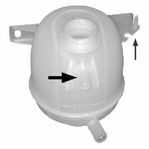 Бачок расширительный Metalcaucho 03567 для Renault Clio II, Kangoo, Megane I, THALIA I LB I