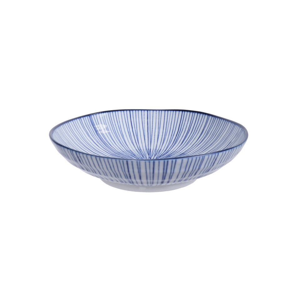 Салатник TOKYO DESIGN Nippon, 21 см, фарфор, сине-белый (16030)