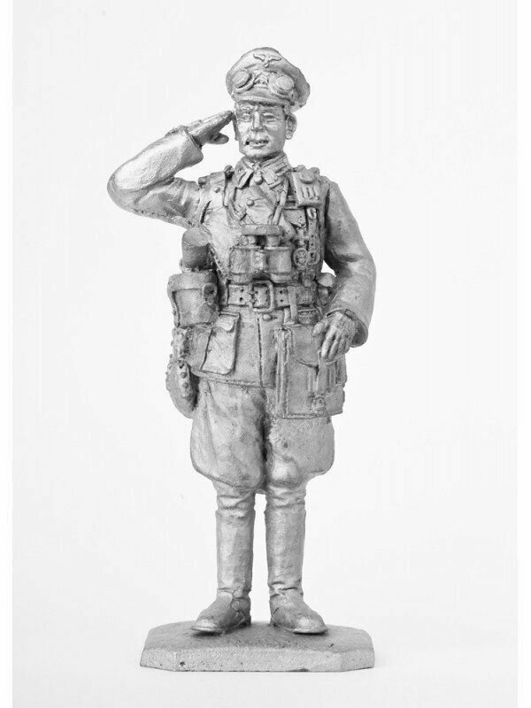 Коллекционный оловянный солдатик фигурка Офицер, Германия, 1941 г.
