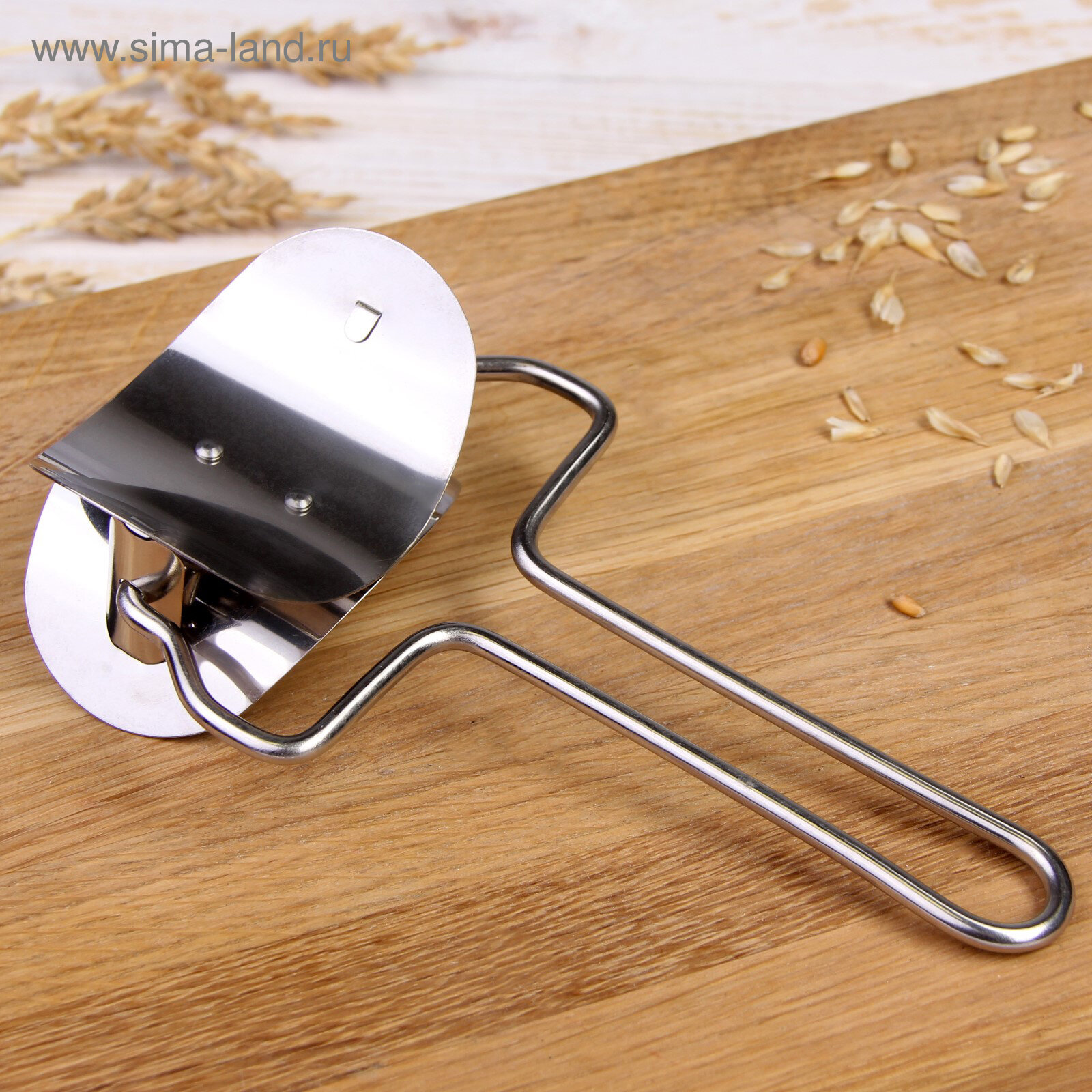 Ролик для вырезания кругов из теста Доляна, 15,5 см, 2834536