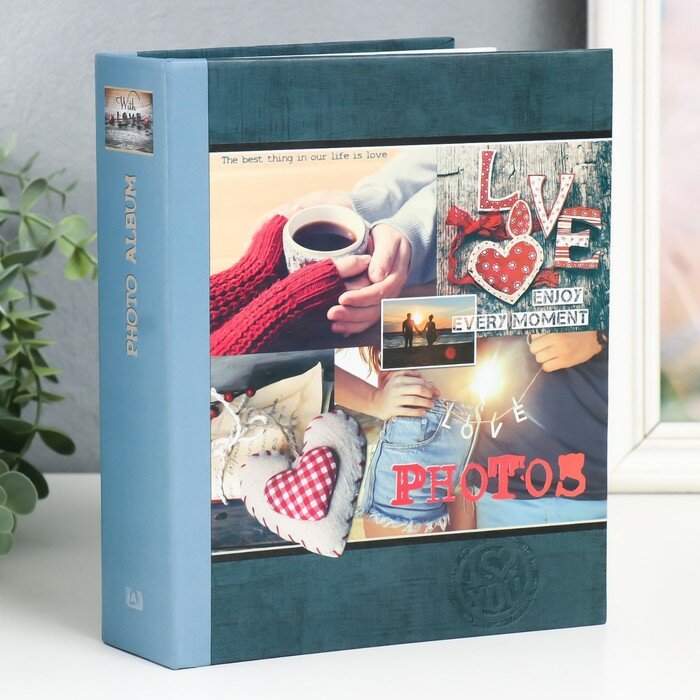 Фотоальбом на 200 фото 10×15 см «Любовь», 50 листов