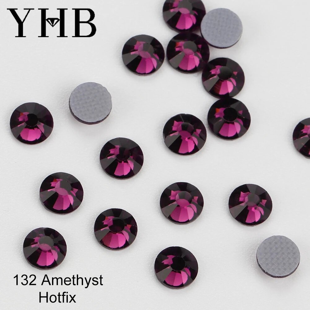 Стразы YHB для декорирования Фиолетовый, 2mm SS6 1440pcs, 132 Amethyst