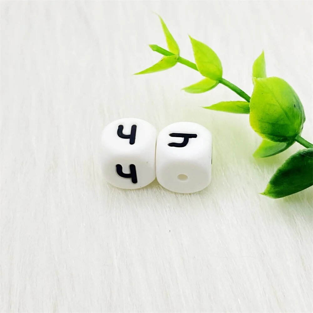 Силиконовые бусины с буквами русского алфавита, 12 мм, 10 шт. 10pcs