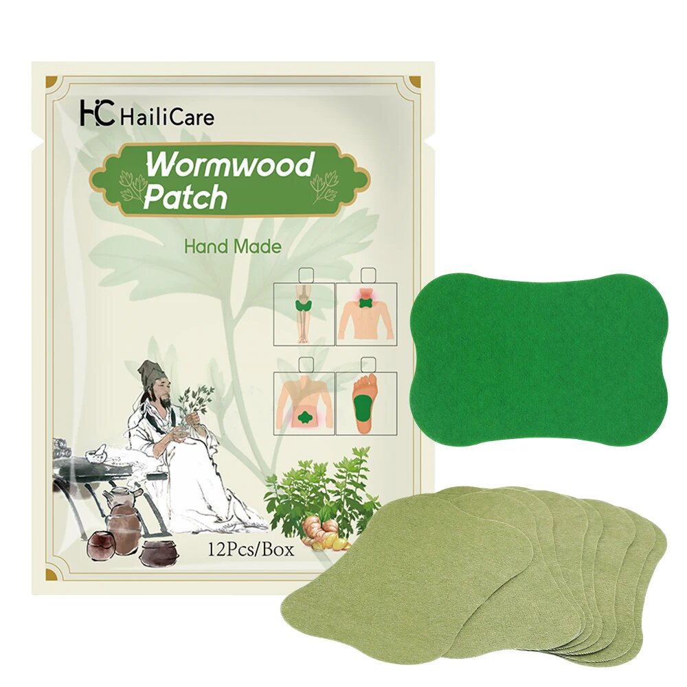 Пластыри из полыни HailiCare для шеи, 12 шт