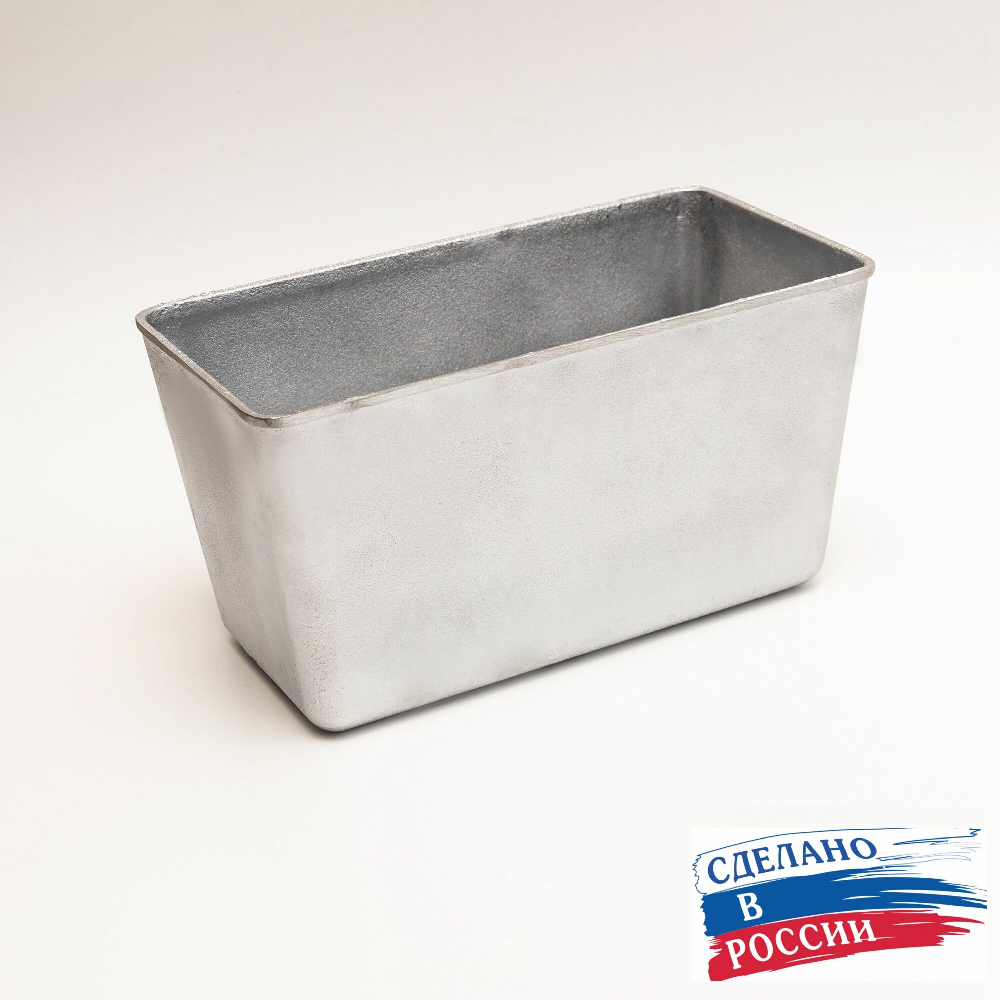 Форма для выпечки хлеба Л-5А 242х127х132 мм (литой алюминий, Россия)