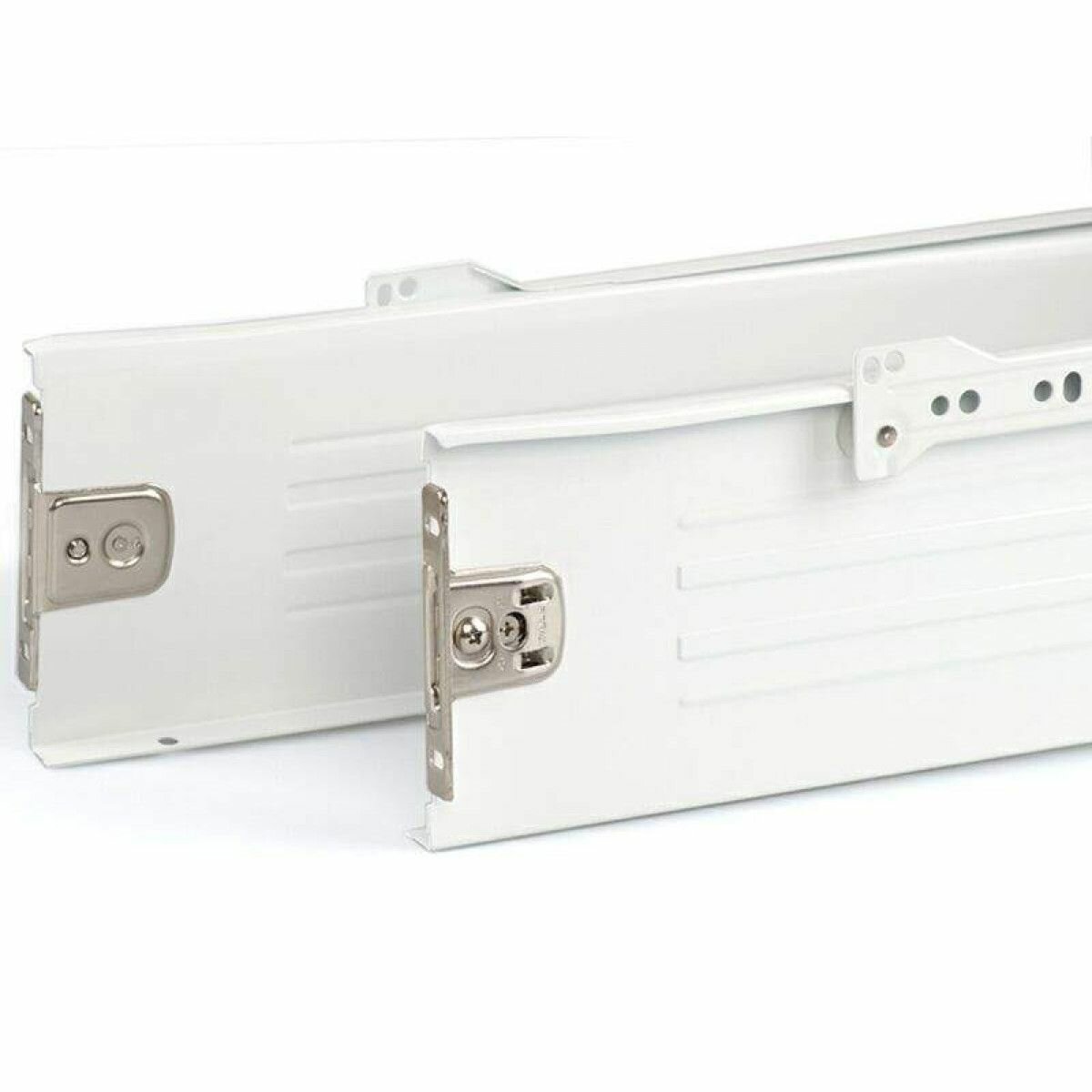 Боковины Firmax с роликовыми направляющими, H 118 мм, L 450мм, белый RAL9003, (4 части) 1 ком.