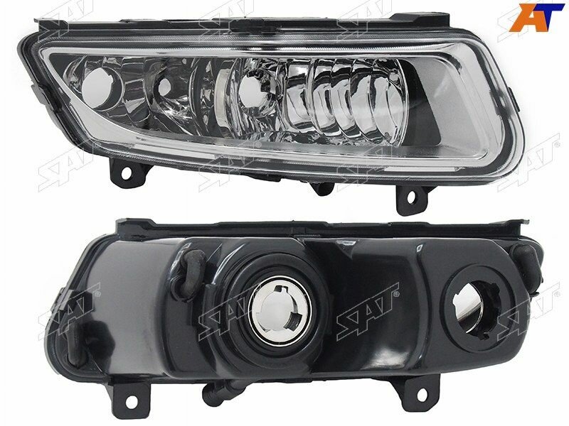 . SAT Фара противотуманная для VW POLO SEDAN 15-20 , POLO HBK 09- правая под 2 лампы