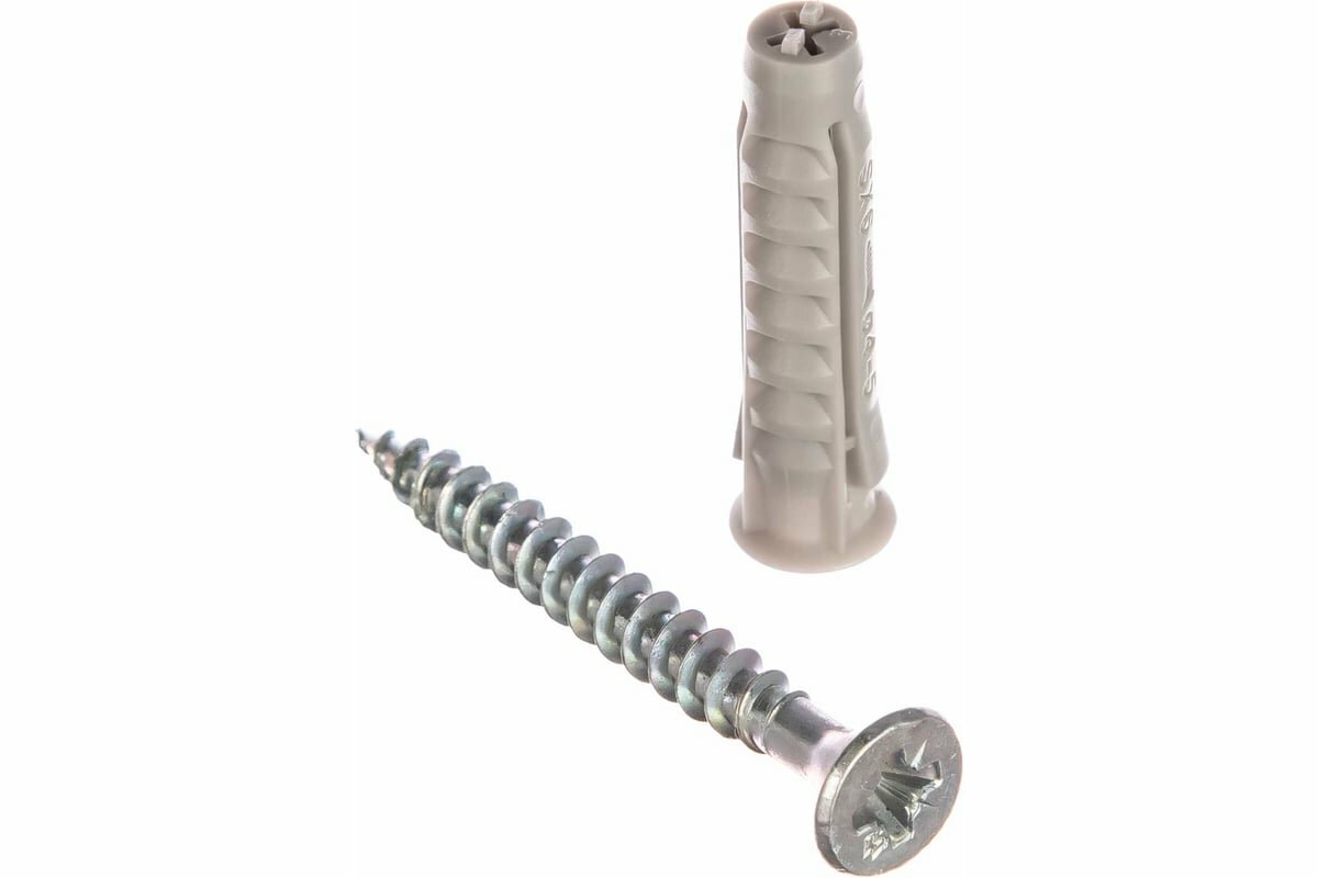 Fischer SX 6X30 S/10 дюбель С шурупом 50шт. 70021