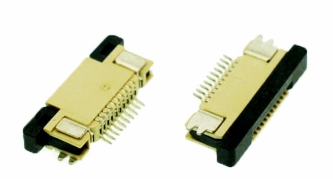 Разъем FPC Half Coverage Top Contact 0.5K-BS-30PWB 30 pin высота 2мм шаг 0,5мм