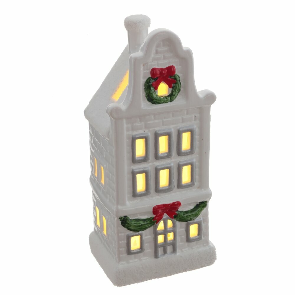 Фигурка декоративная "Домик" (подсветка, 2xLR44), L7,5 W6,5 H17,5 см