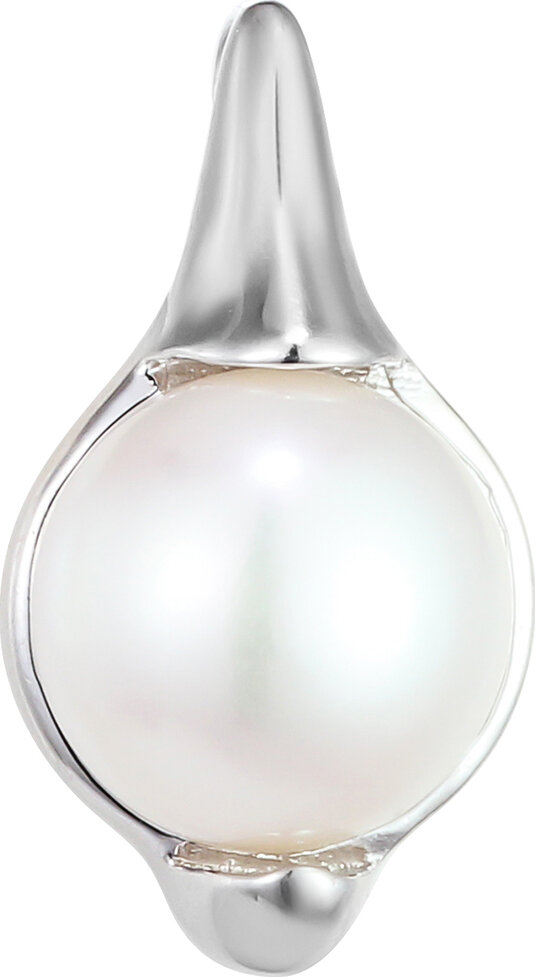 Подвеска, серебро, 925 проба, родирование, жемчуг