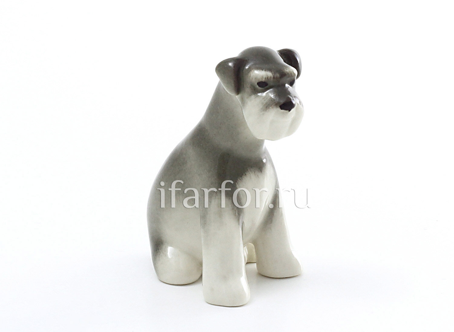 Статуэтка ИФЗ "Щенок Молли", фарфор, ручная роспись, 5.5х4 см