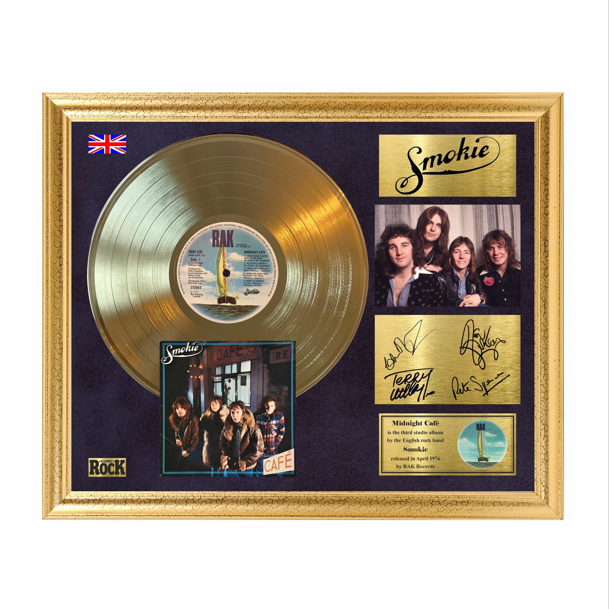 Smokie midnight cafe картина с винилом