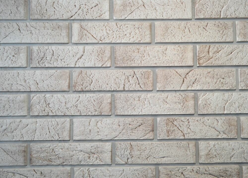 Декоративный Кирпич Русский Камень Старый Латте Артикул 08.07 Ш24.2хВ6.2хТ0.9 см 1м2.