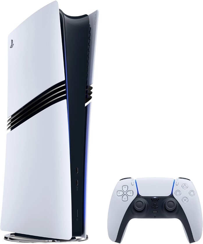 Игровая приставка Sony PlayStation 5 Pro Digital, AMD RDNA, белая — фото 1