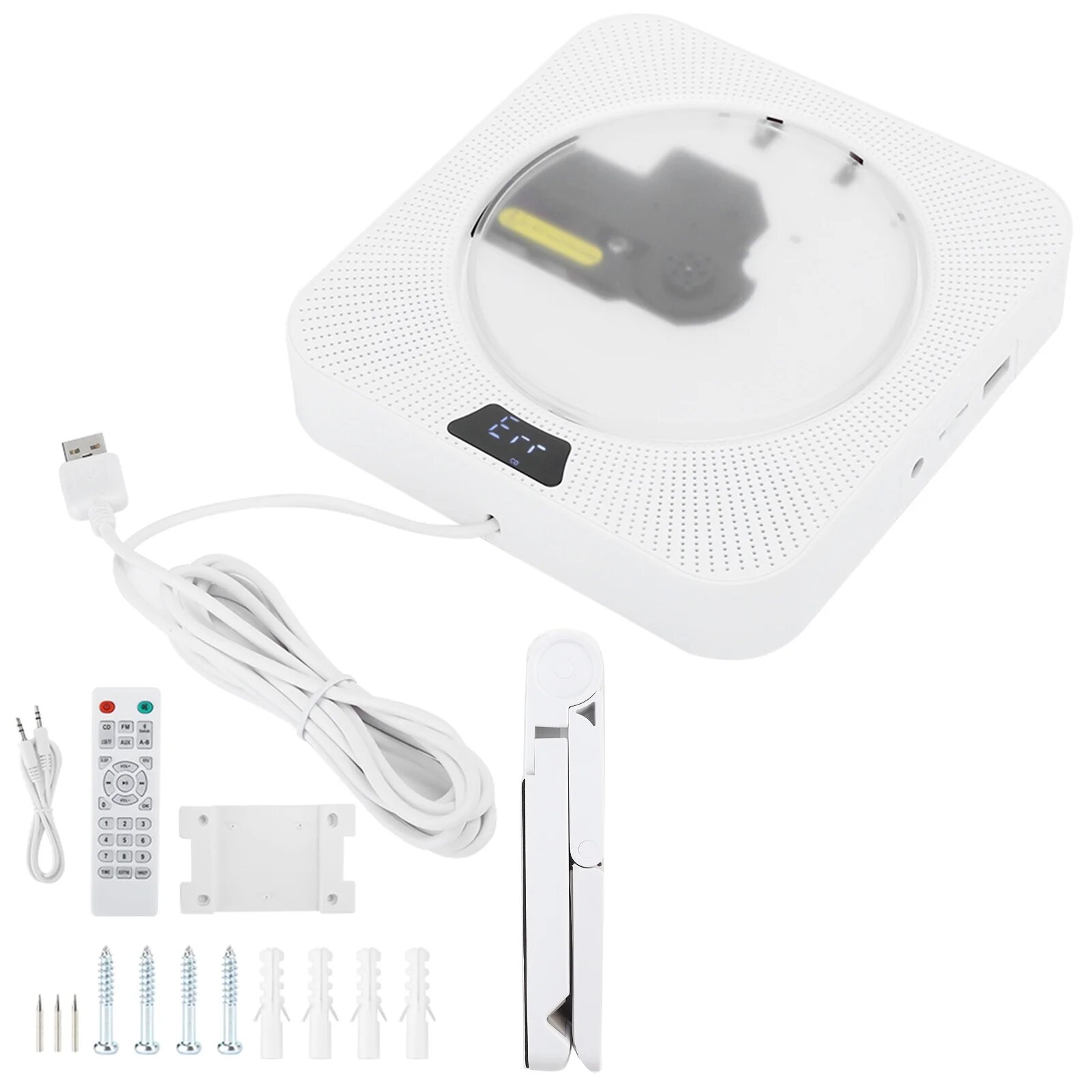 Портативный Bluetooth-аудио-CD-плеер для обучения плода, настенное крепление Reread, 110~220 В (Великобритания)