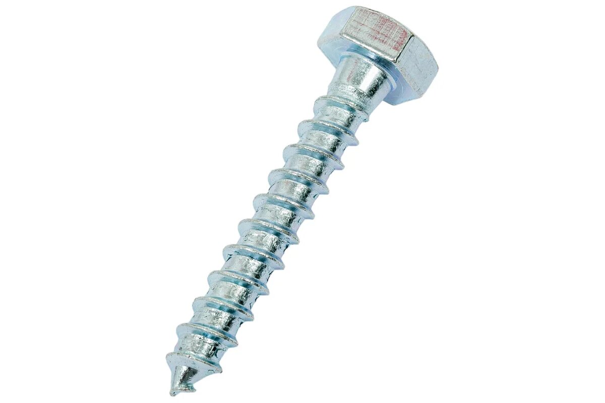 КЧ Шуруп с шестигранной головкой 6x40 мм, набор 40 шт крепеж для дерева