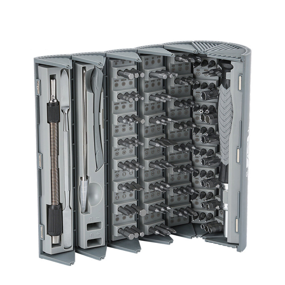 Набор отверток 126 шт. с 120 шт. магнитных бит CRV Strong