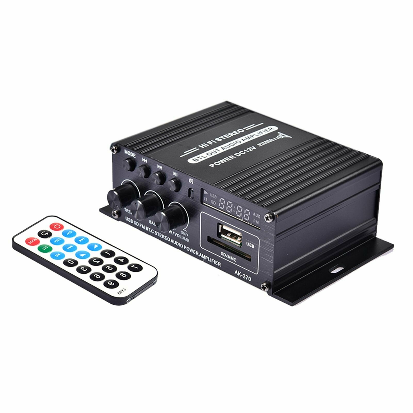 DC12V усилитель HiFi автомобильный стерео музыкальный приемник FM MP3 усилитель