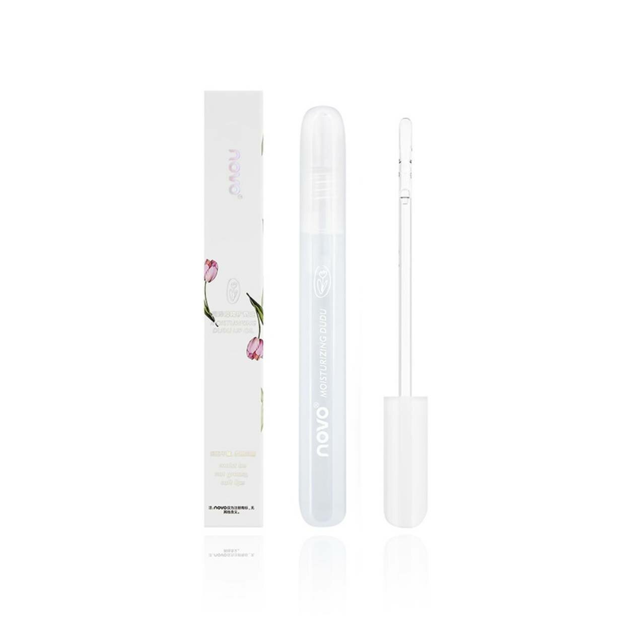 Блеск для губ NOVO COLD KISS плампер с ментолом тон 01