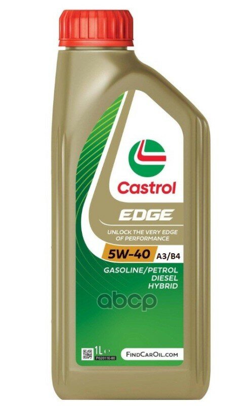 Castrol Масло моторное CASTROL EDGE A3/B4 5W40 1л На складе