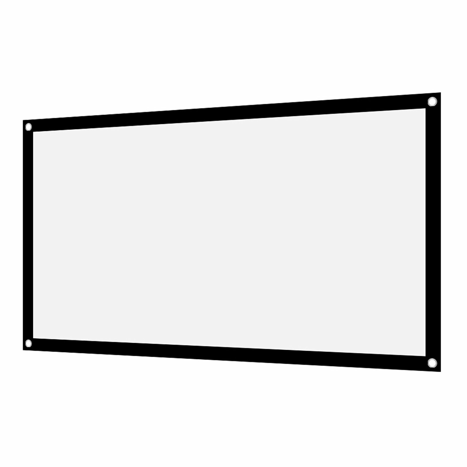 Несминаемый белый экран проектора 60