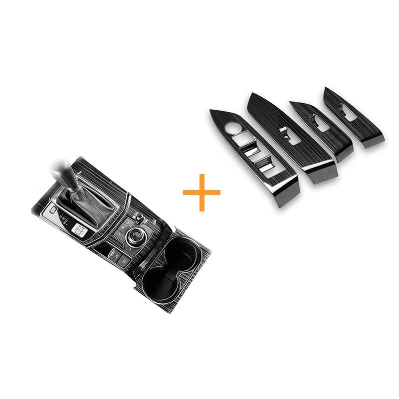 Коробка переключения передач автомобиля, панель переключателя стекла, обшивка для Mazda CX-5 CX5 2017-2020 2021 2022 2023 KF LHD, наклейка, полоса, украшение