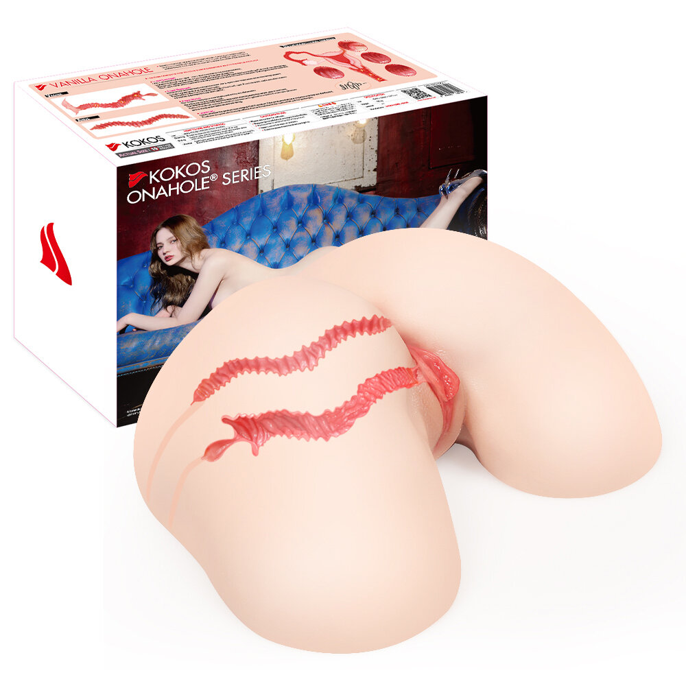 M01-003-13DH / Vanilla Onahole Real Vagina Мастурбатор полуторс с двойным слоем материала
